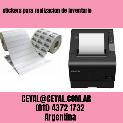 stickers para realizacion de inventario | Ribbon Zebra